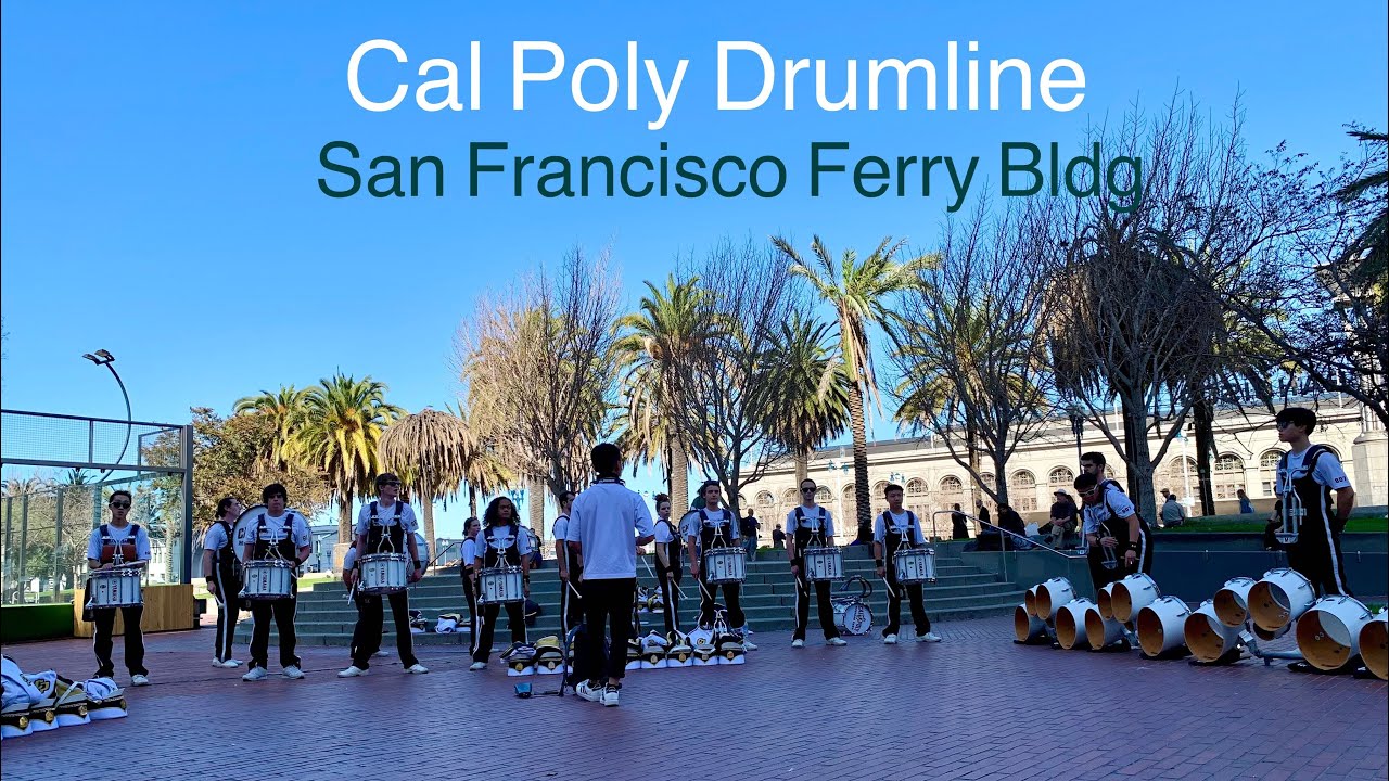Cal Poly Mustang Band Drumline @ 2024 San Francisco Lunar New Year ...