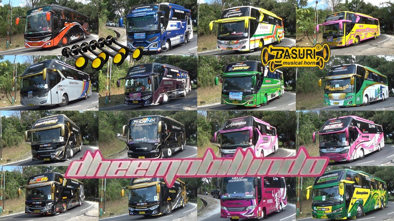 Mobil Bus Telolet Adreena, BAYEM Trans, Nur Shinta Abadi ...