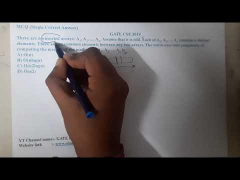 GATE CSE 2019 Q ||Algorithms || GATE Insights Version: CSE - YouTube