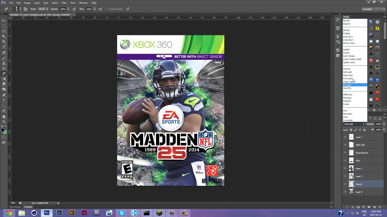 Custom Madden NFL 25 Cover - Speed Art | Russell Wilson - YouTube
