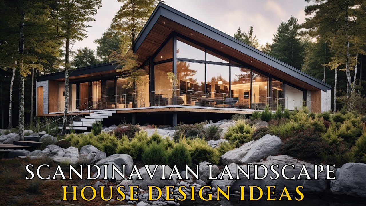 Creating Architectural Harmony: Scandinavian Landscape House Design ...