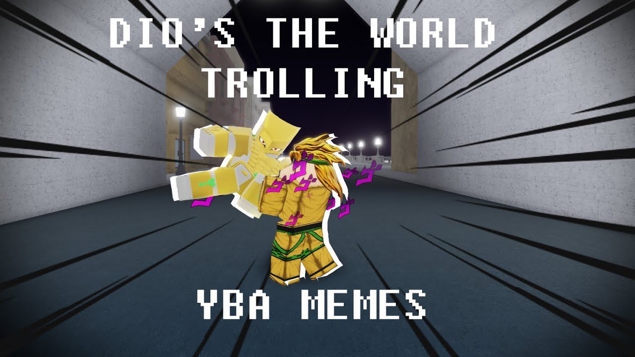 ROBLOX Cosplay trolling as DIO! (MEMES) - YouTube