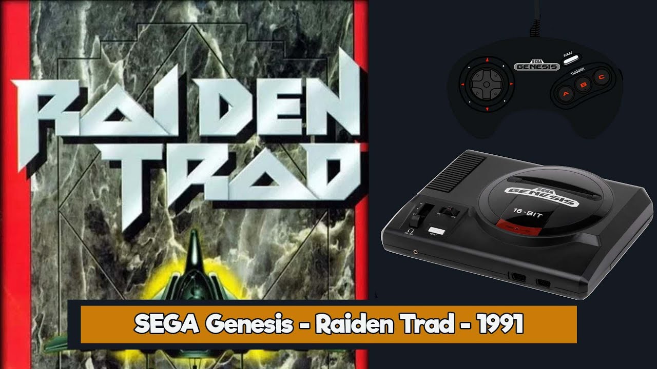SEGA Genesis (MD) - Raiden Trad - 1991 - RETRO GAMING - Jugando LIVE (1 ...