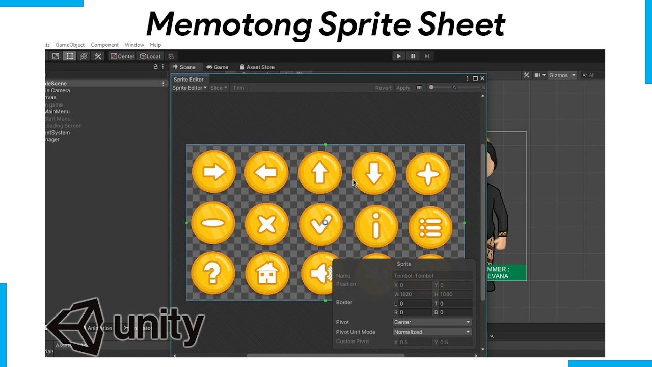 Bagaimana Cara Memotong Sprite Sheet / Beberapa Asset Yang di Export ...