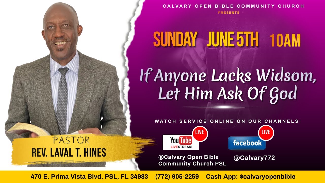Title: "If Anyone Lacks Wisdom, Let Him Ask Of God" - YouTube