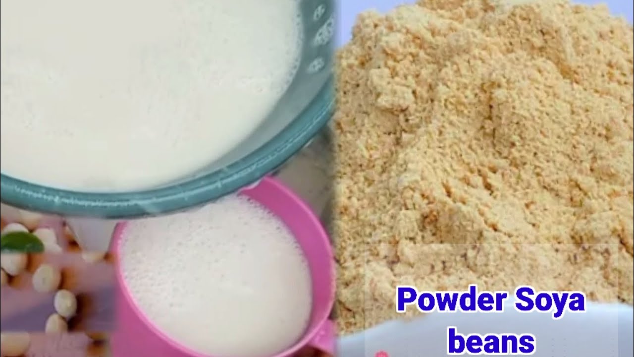How to Make Powder Soy milk Step by step. Homemade soya milk - YouTube