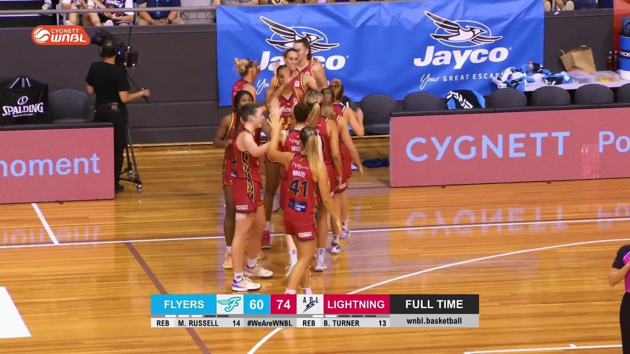 Southside Flyers vs. Adelaide Lightning - Game Highlights - YouTube
