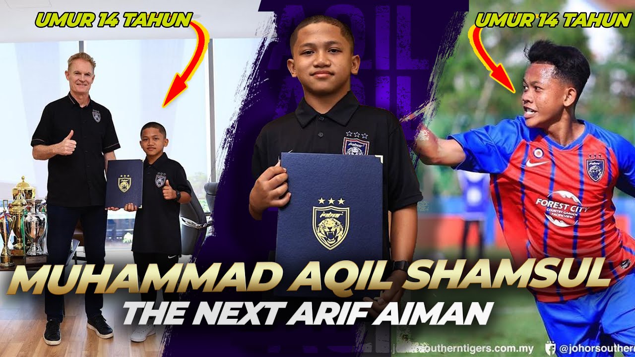 Aqil Mohd Shamsul. New Wonderkid Malaysia!! | 14 Tahun dah Sign Kontrak ...