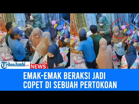 Viral Aksi Emak-emak Jadi Copet Tapi Ketahuan Calon Korbannya