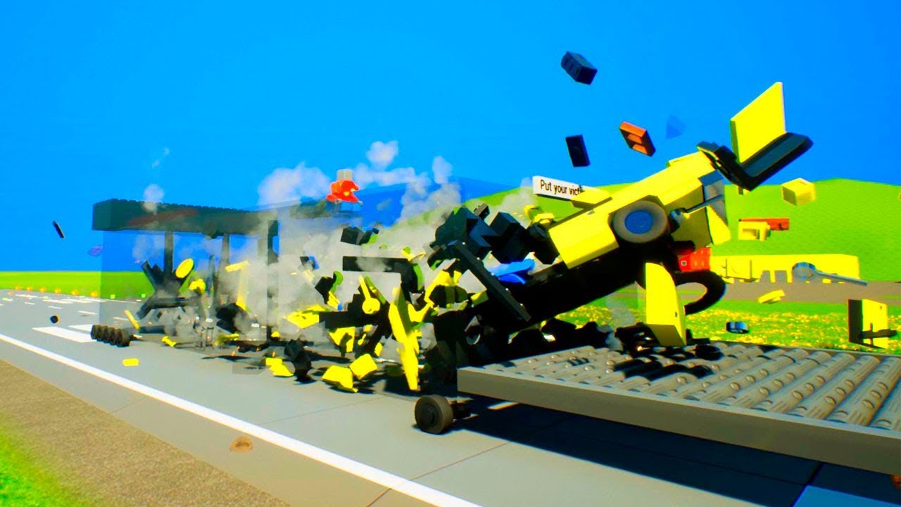 Lego Cars Destruction Explosions Compilation #3 | Brick Rigs - YouTube