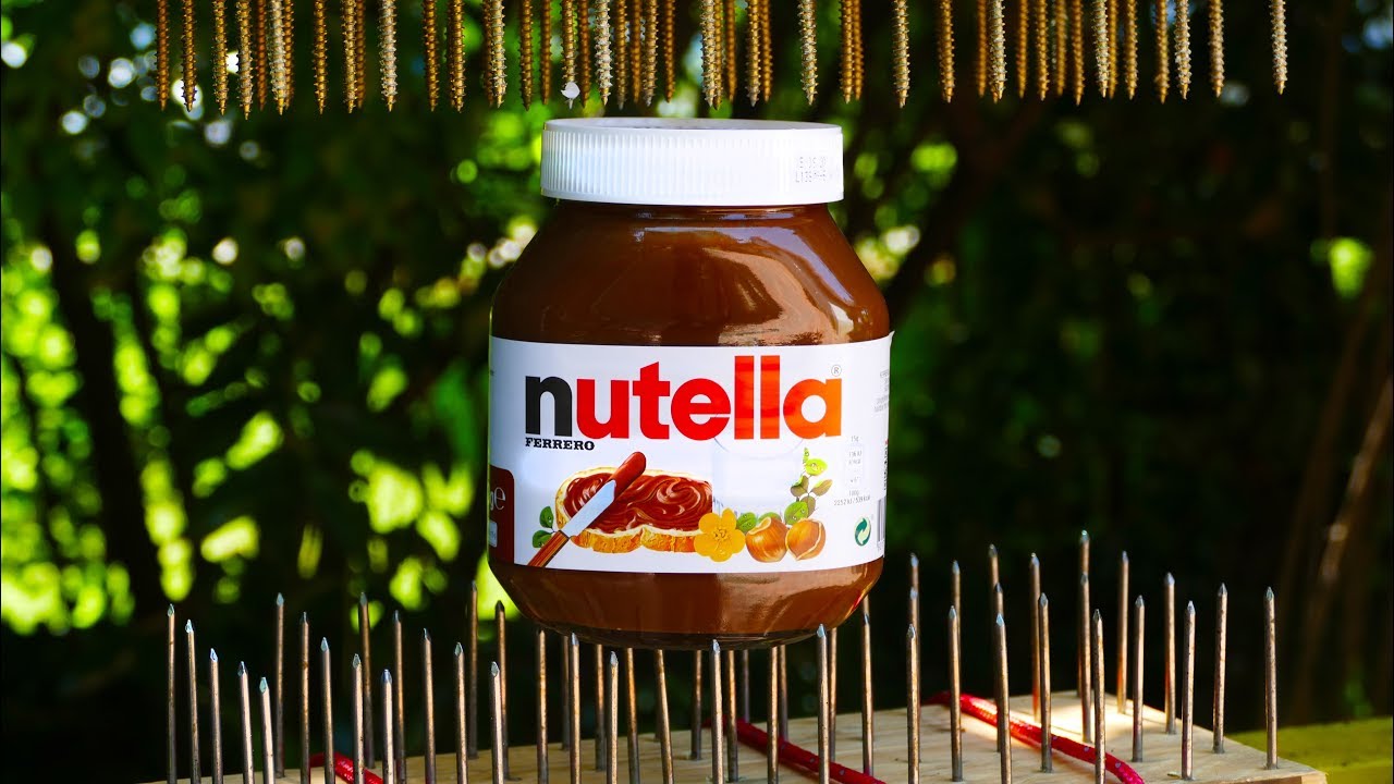 NUTELLA BETWEEN NAIL BEDS (HYDRAULIC PRESS EXPERIMENT) - YouTube
