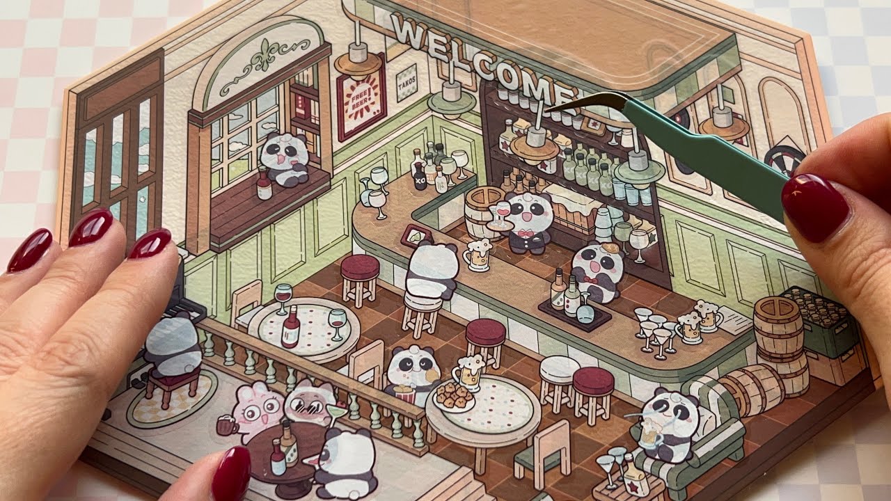 3D scene stickers | ASMR stickers | Relaxing | DIY stickers | - YouTube