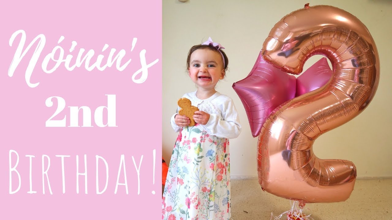 Baby Girl's 2nd Birthday! - YouTube
