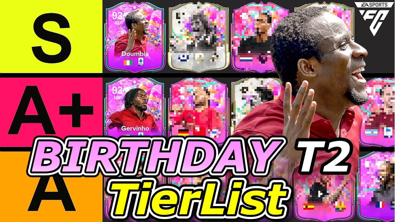 【FC25】FUT BIRTHDAY Team2 全選手評価TIERLIST【ティアリスト】 - YouTube