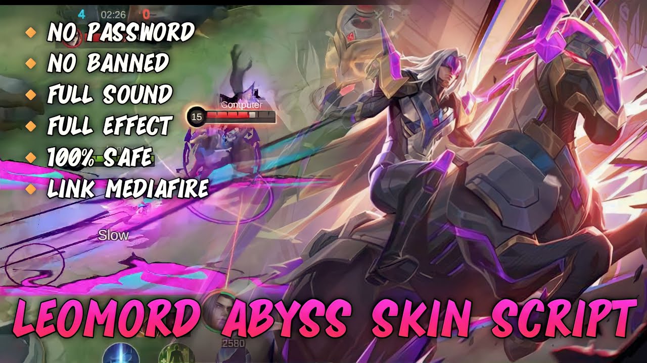NEW!, Leomord Abyss Skin Script No Password - MLBB SCRIPT - YouTube