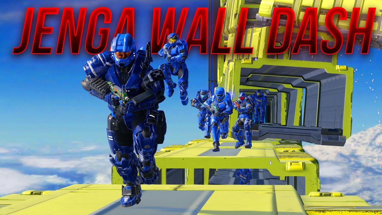 Jenga Wall Dash | Fun Halo 5 Minigame - YouTube