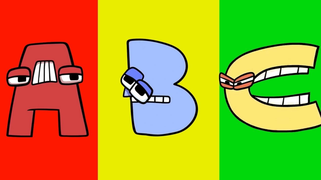 FULL COLOR!!! Alphabet Lore original (A - H) - YouTube