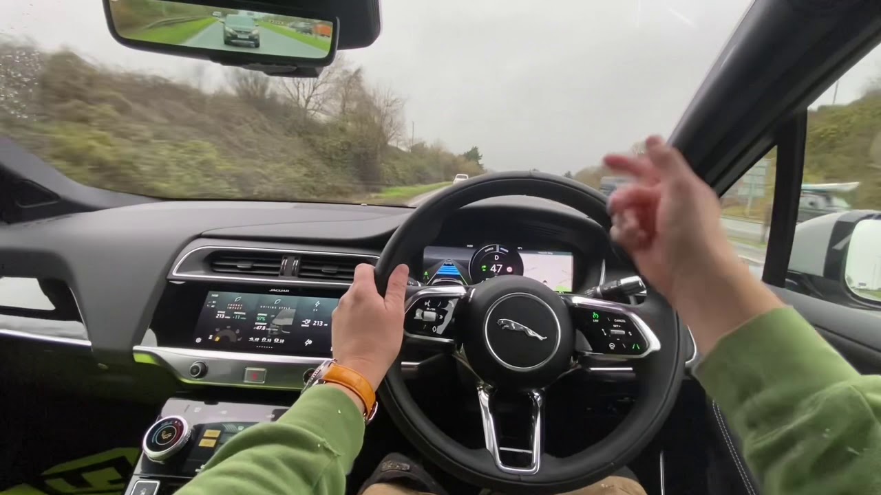 Jaguar IPACE FULL CHARGE TEST. From full to flat how many miles. PIVI ...