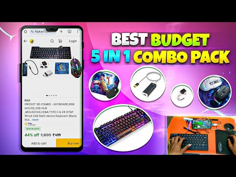Best Budget 5 in 1 Keyboard and Mouse Combo Under 😱 599 | keyboard and ...