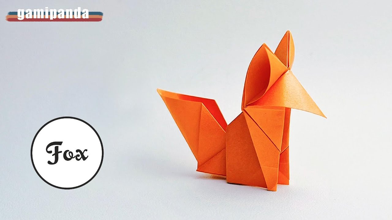DIY Paper Fox - YouTube