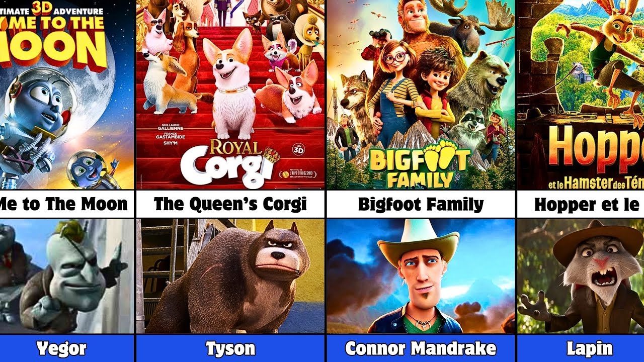 All nWave Studios Animated Movies Villains (2008-2025) - YouTube