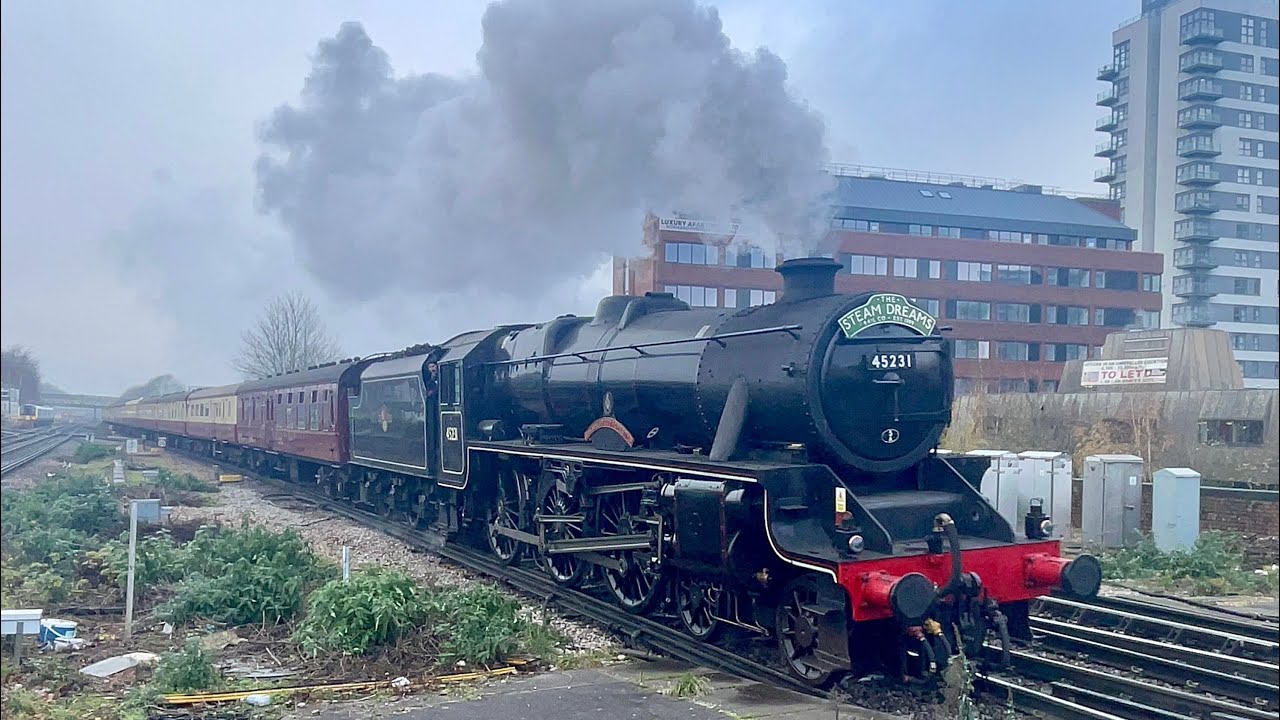 45231 ‘Sherwood Forester’ + 47805 | Steam Dreams Railtour (Shoeburyness ...