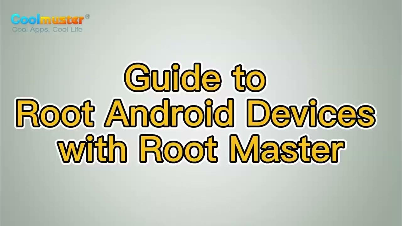 How to Root Android Devices with Root Master? [Stey-by-Step Guide] - YouTube