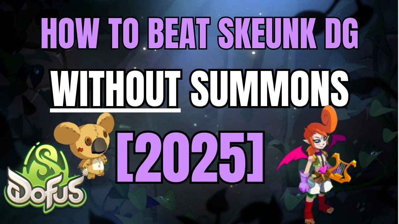 How To Beat Skeunk Dungeon (Without Summons) Dofus 3.0 (Unity) - 2025 ...
