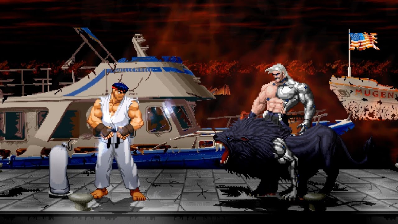 ICE RYU vs CYBER RUGAL - The most epic fight ever made - YouTube