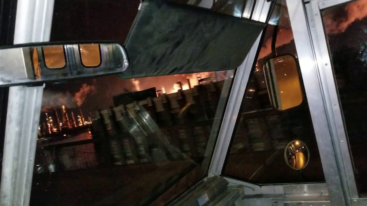Philadelphia Gas explosion driving my truck across the Platte Bridge ...