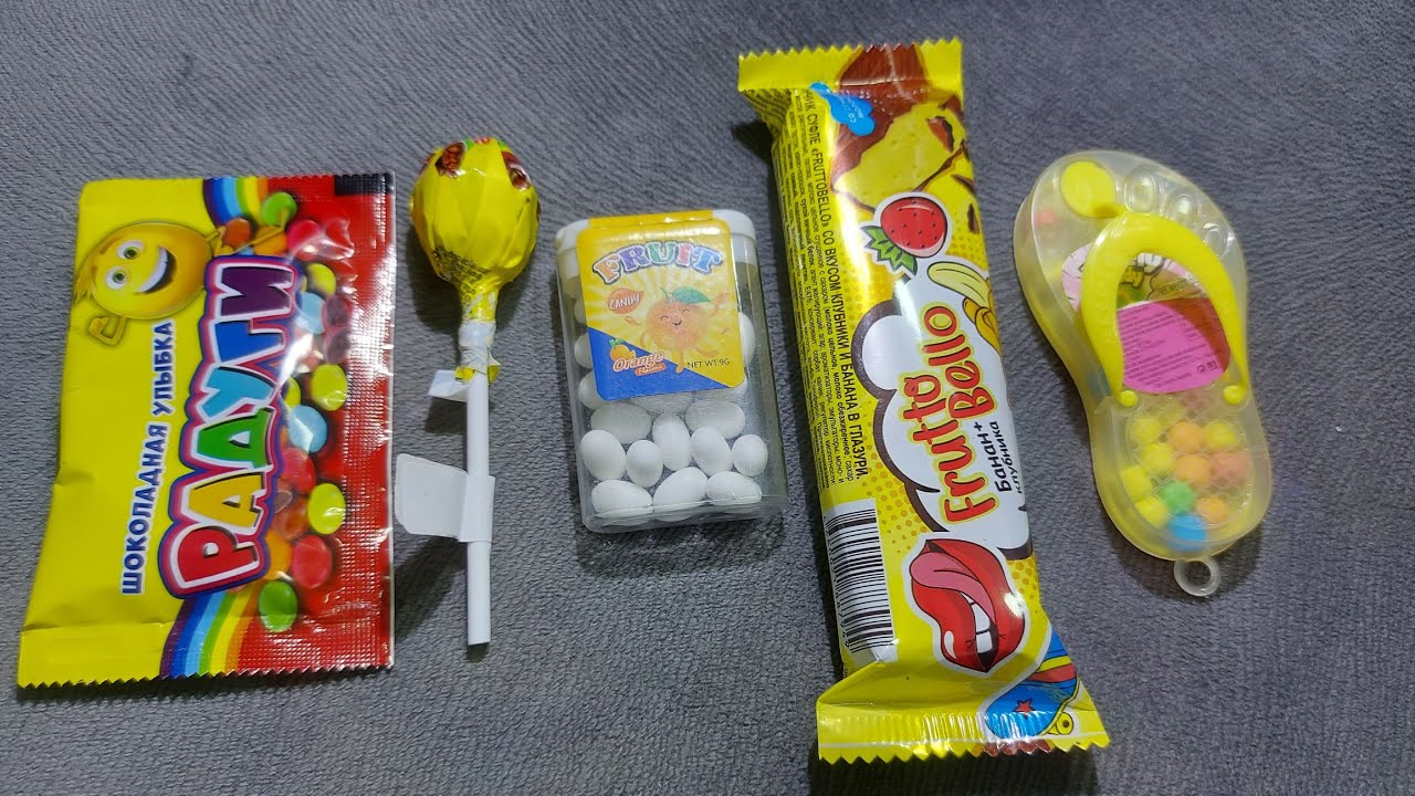 ASMR Candy Race With Most Popular Candy | Yummy chocolate | Rainbow ...