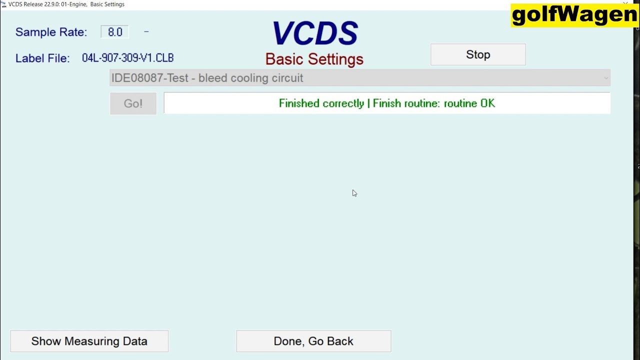 VCDS Bleed cooling circuit VW ea288 1.6Tdi 2.0Tdi - YouTube