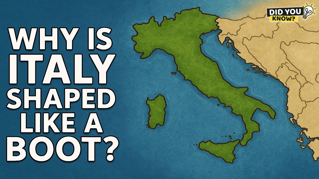 Why Is Italy Shaped Like a Boot? | The Fascinating Geological Story ...