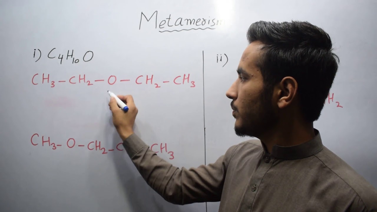 Metamerism | Isomerism | Organic Compounds - YouTube