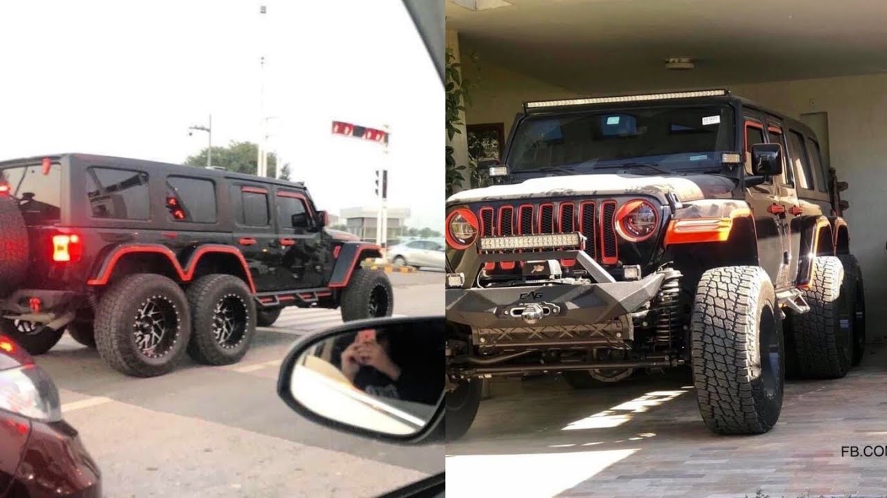 Pakistan one and only 6×6 jeep Wrangler In Karachi - YouTube