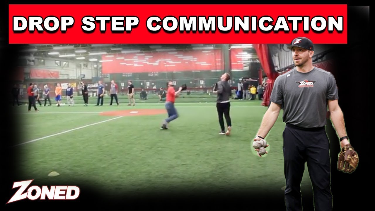 Drop Step Baseball Drill at Zoned with Steve Nikorak - YouTube
