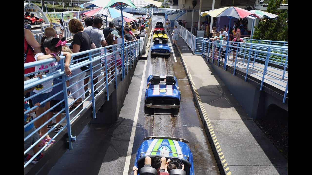 Tomorrowland Speedway Disney Orlando FULL Ride 4K - YouTube