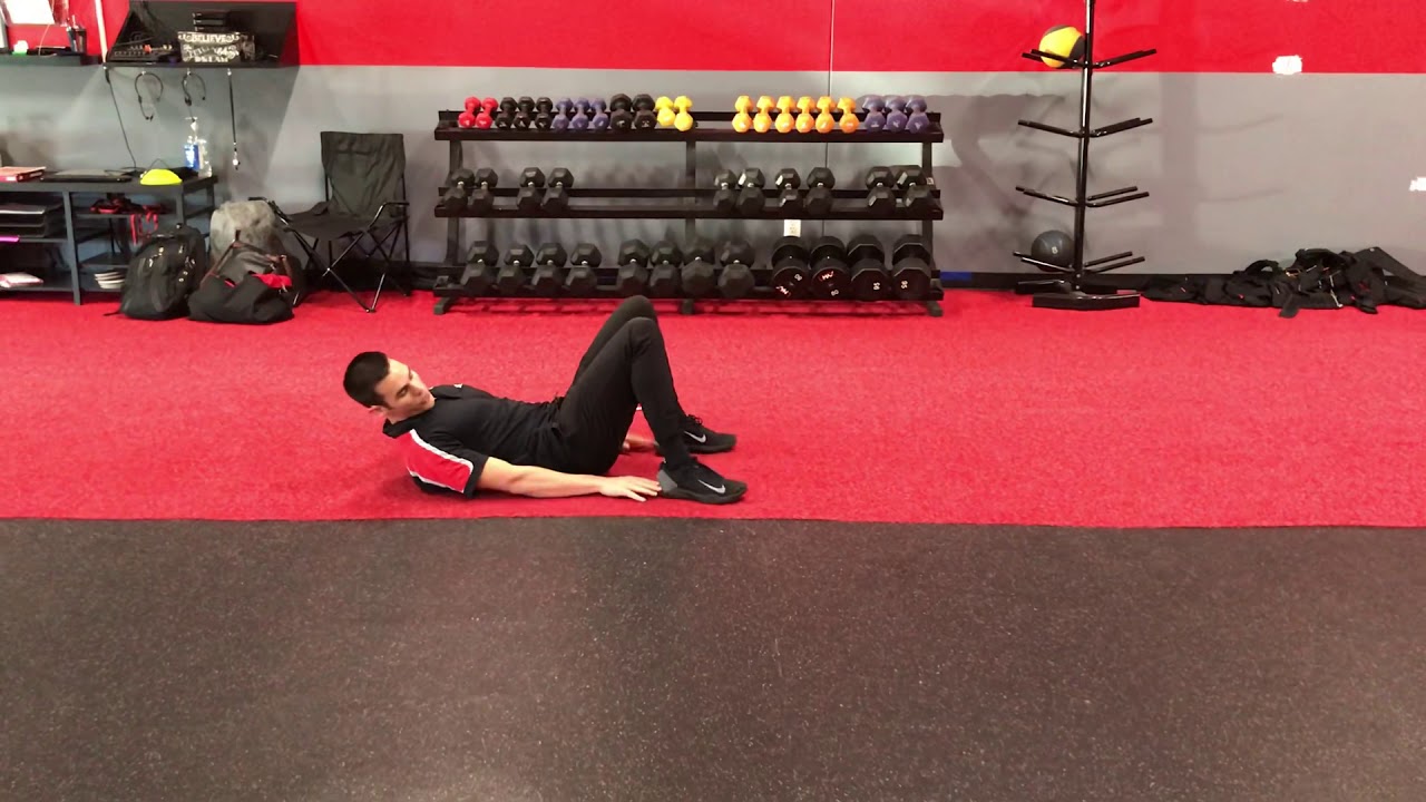 Lying Heel Touch - YouTube