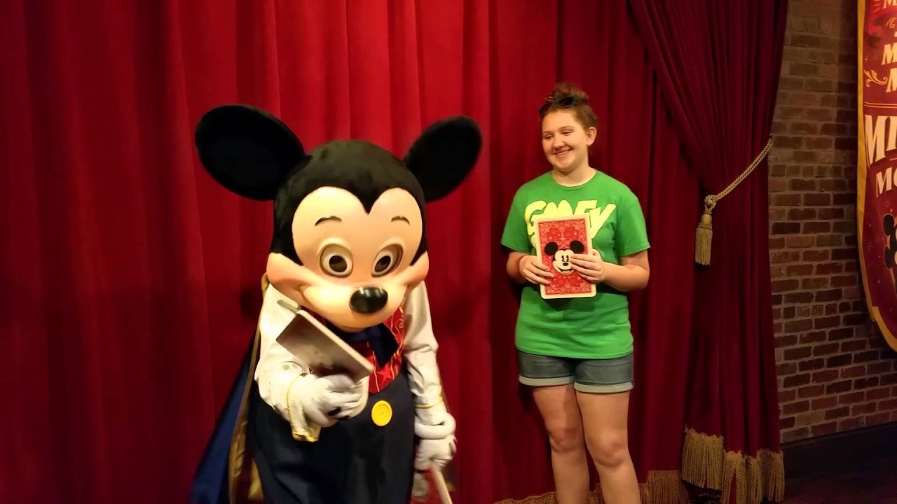 Magic trick with Mickey Mouse - YouTube