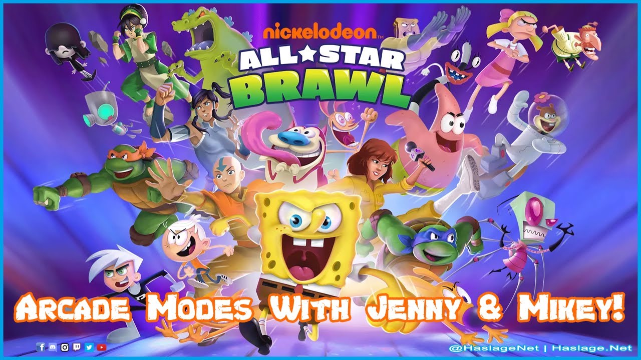 Nickelodeon All-Star Brawl w/ Jenny & TMNT's Mikey! | HNE Games - YouTube