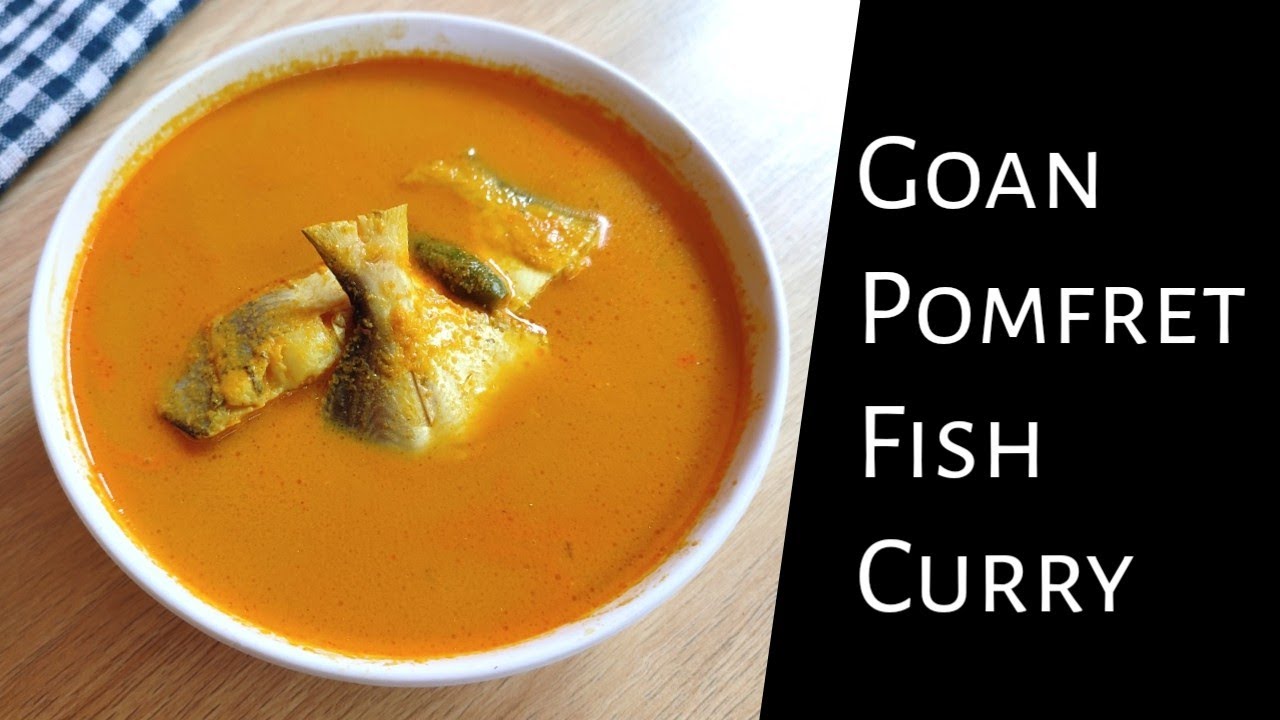 Goan Pomfrets Fish Curry|Paplet Hooman #Village style recipe| Super ...