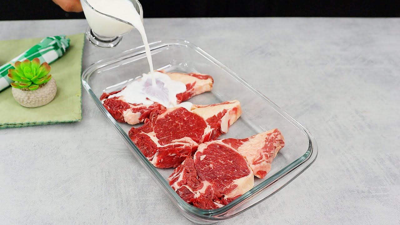 Just add milk to the meat! An incredibly simple recipe for dinner ...