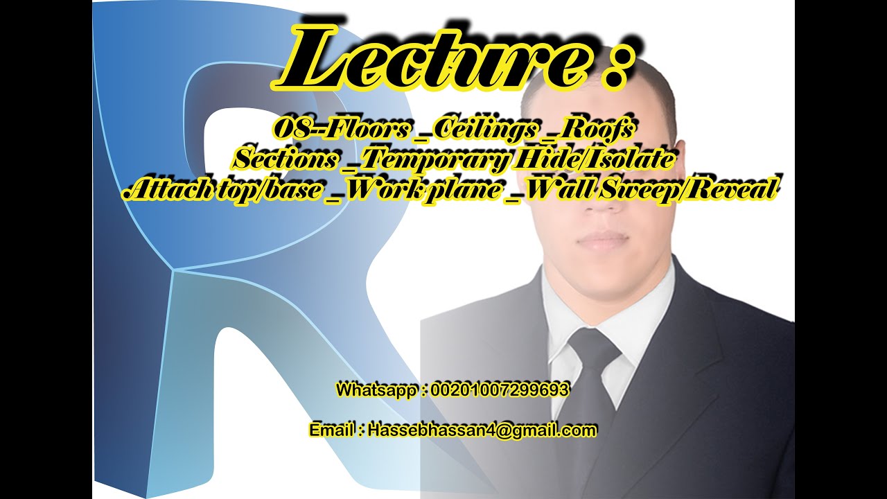 08 Floors _ Ceilings _ Roofs _ Sections _ Temporary Hide/Isolate _ Work plane _ Wall Sweep ...