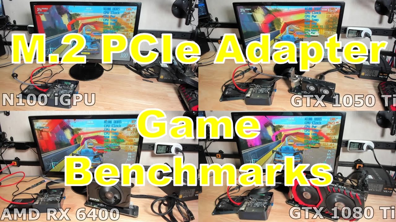 M.2 GTX 1080 Ti, GTX 1050 Ti, AMD Radeon 6400 Game Benchmarks - YouTube