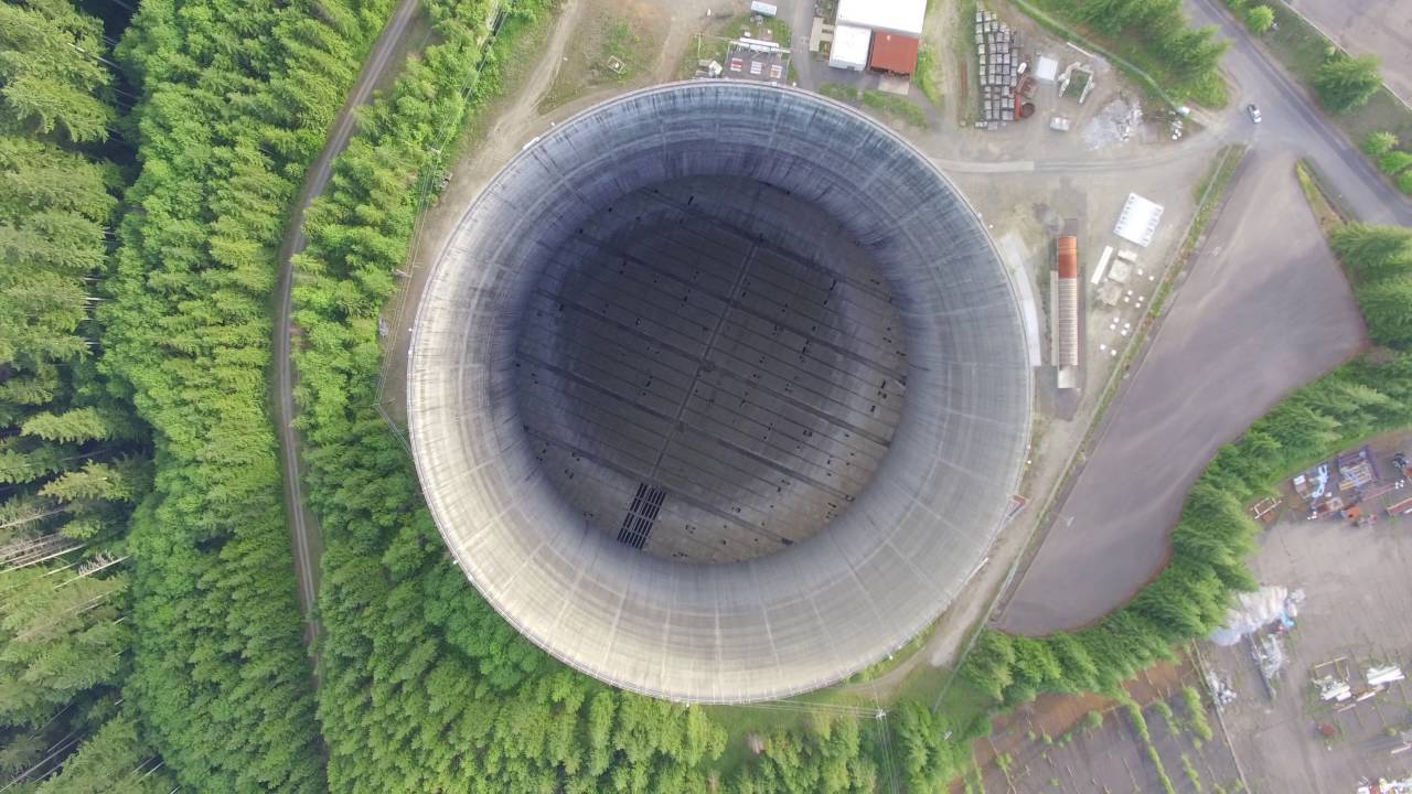 Satsop, Washington Abandoned Nuclear Power Plant Cooling Tower 6-4-16 ...