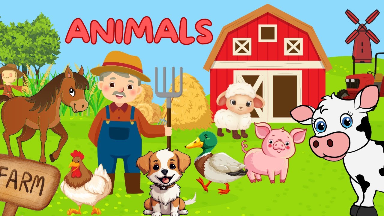 Learn Counting with Farm Animals | Farm Animals + Old MacDonald Song ...