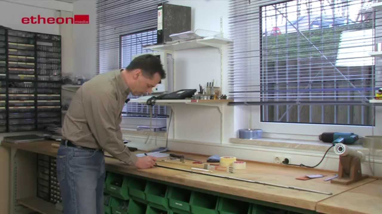 Rutenbau - Rutenringe richtig verteilen und positionieren - YouTube