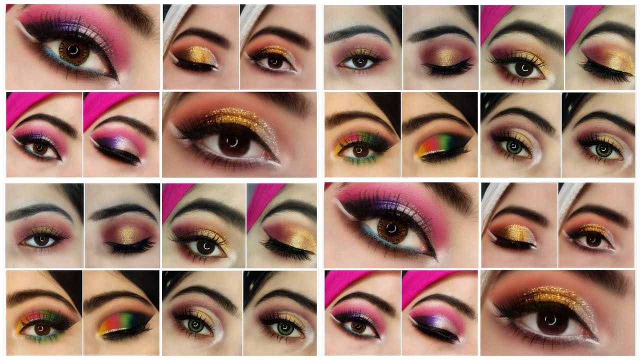 6 simple eye makeup tutorial for beginners😍| the beautician - YouTube