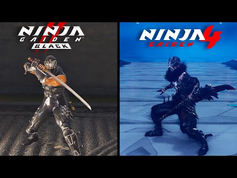 Ninja Gaiden 4 vs Ninja Gaiden 2 Black - Physics and Details Comparison