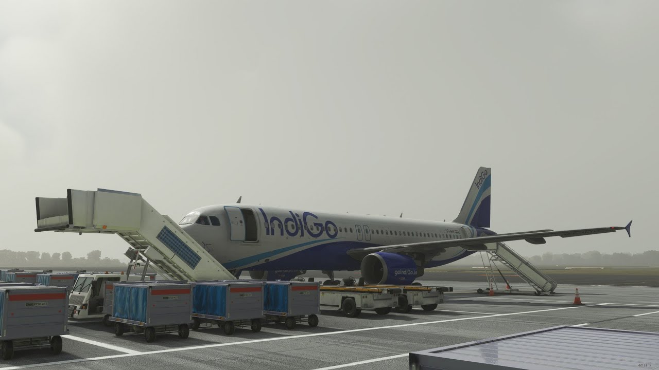 New Delhi To Dubai IndiGo | Fenix A320 | Flight Simulator 2020 | Real ...